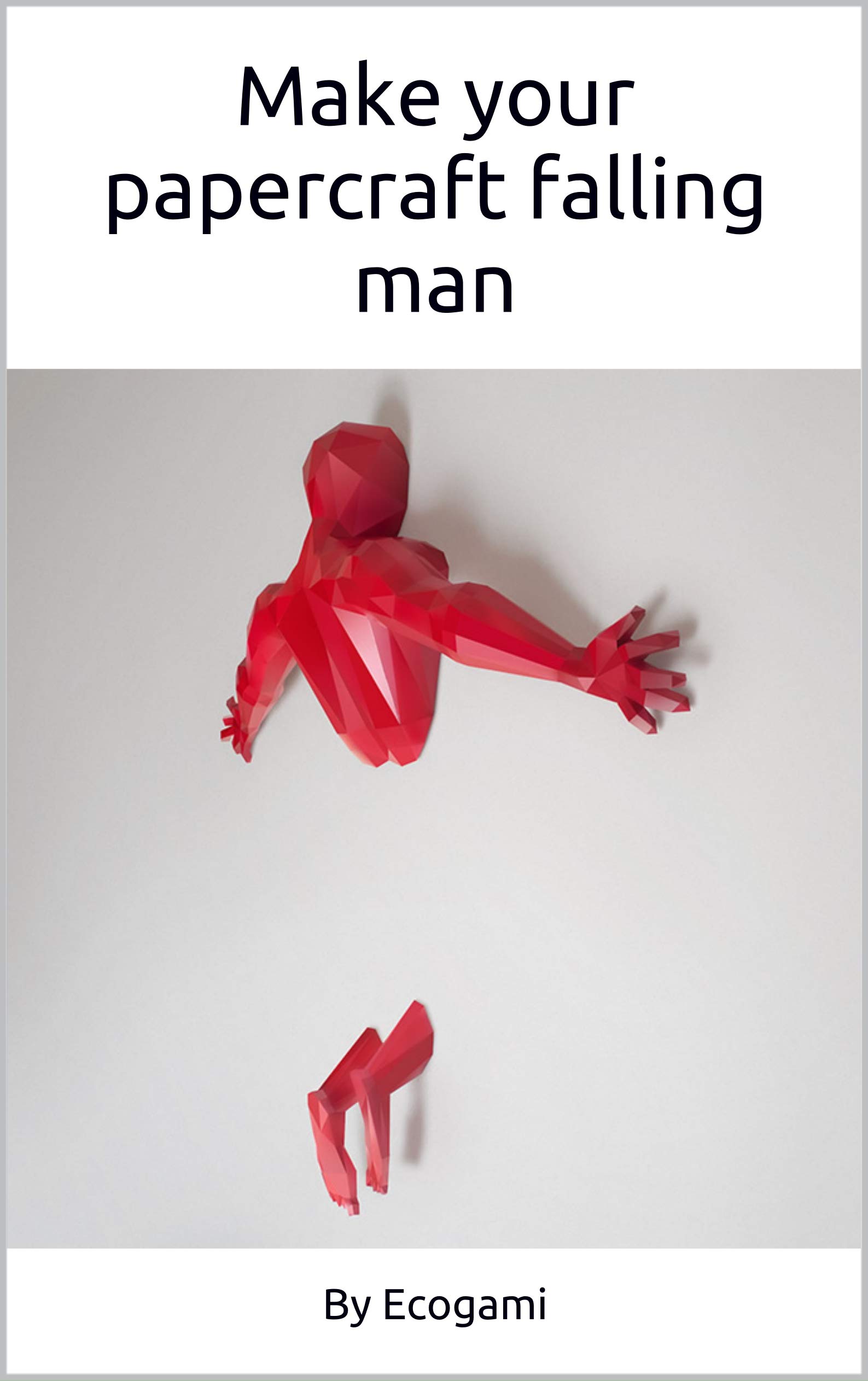 Make Your Papercraft Falling Man 3d Puzzle Paper Sculpture Papercraft ...