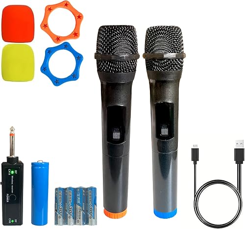 Micrófono inalámbrico con eco, agudos, graves y Bluetooth, rango | Yaxa ...