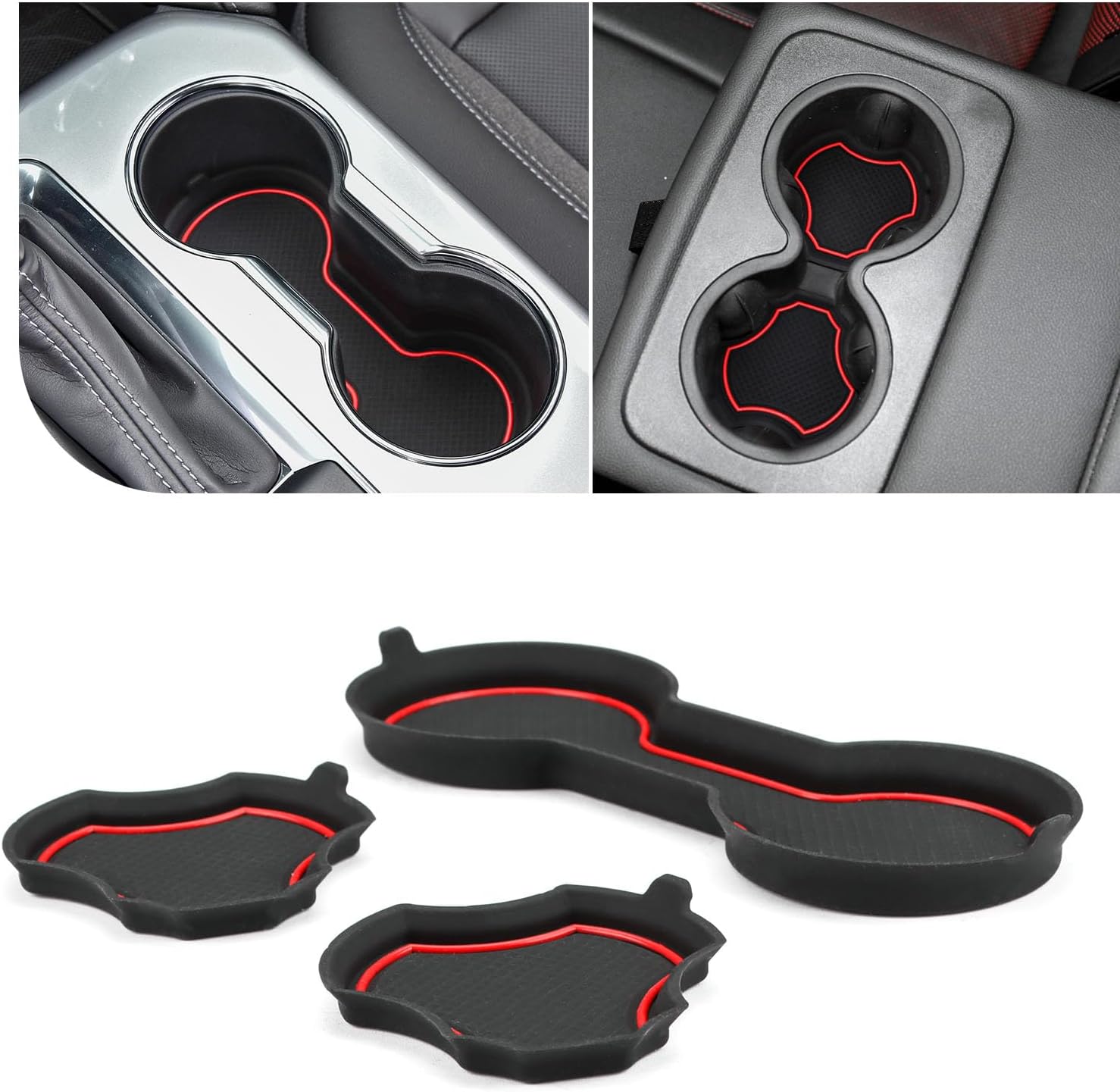 Amazon.com: Auovo Cup Holder Inserts Coaster Compatible with Chevy ...