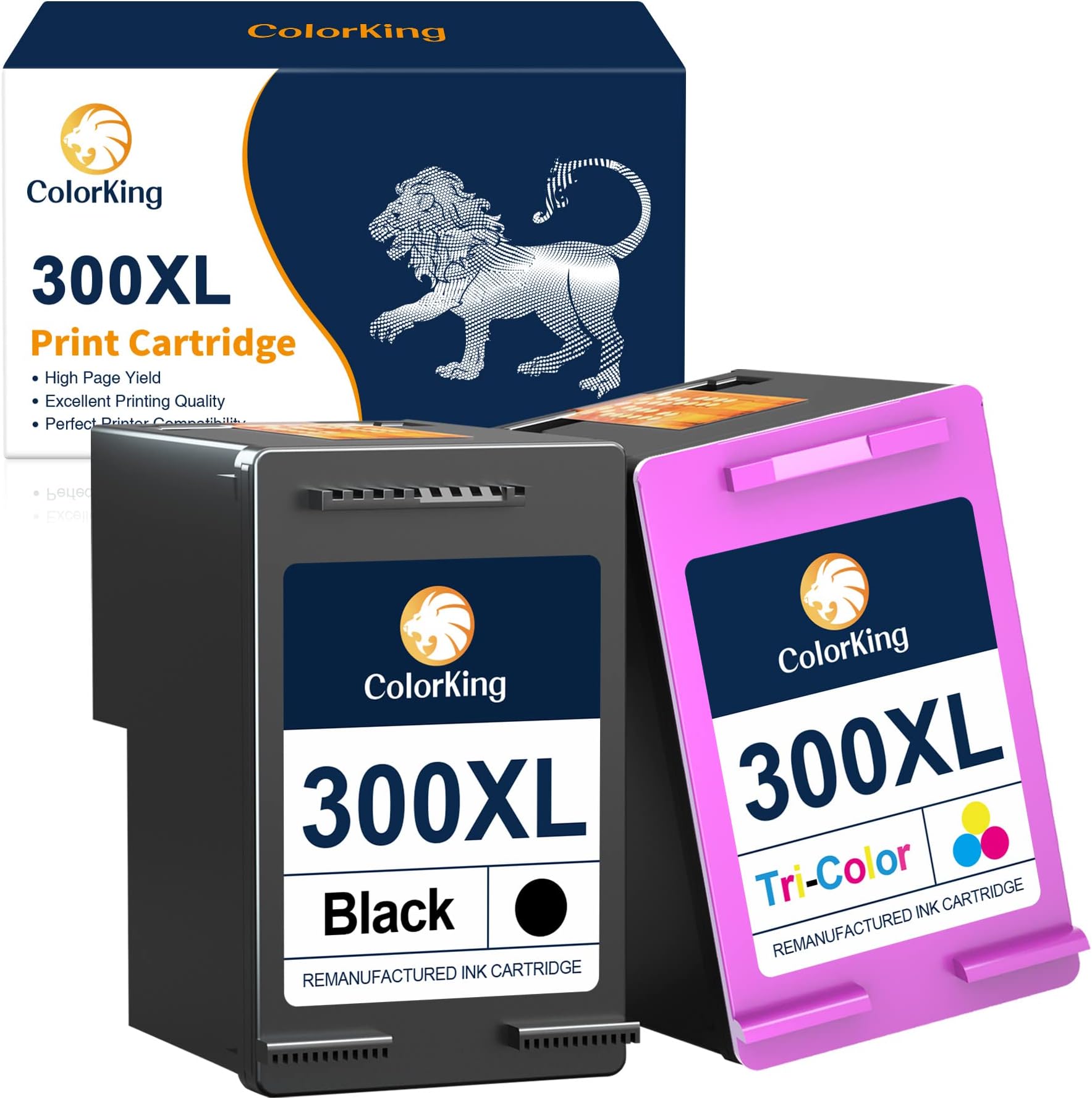 HP CC640EE 300 Original Ink Cartridge, Black, Single Pack : Amazon.co ...
