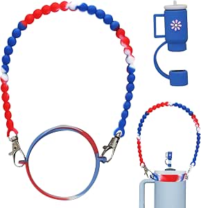 Water Bottle Handle For Stanley Cup + 10mm Straw Cover Topper Cap (2 ...