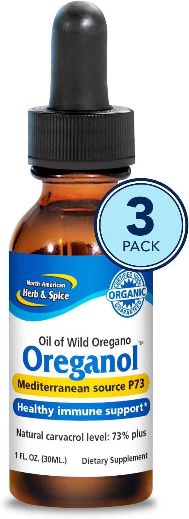 Amazon.com: NORTH AMERICAN HERB & SPICE Oreganol P73-1 fl. oz ...