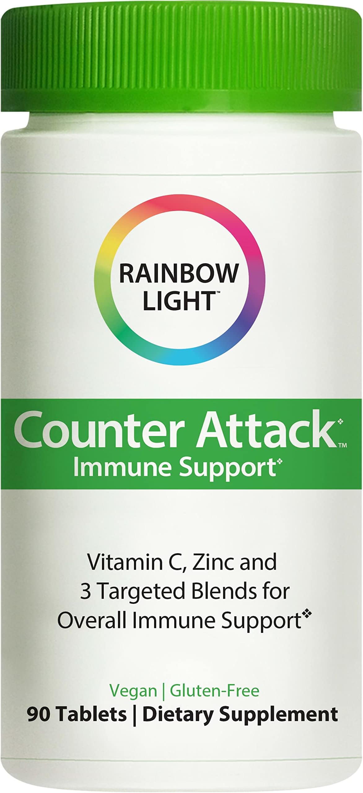 Amazon.com: Rainbow Light Counter Attack Immune Support, Dietary ...