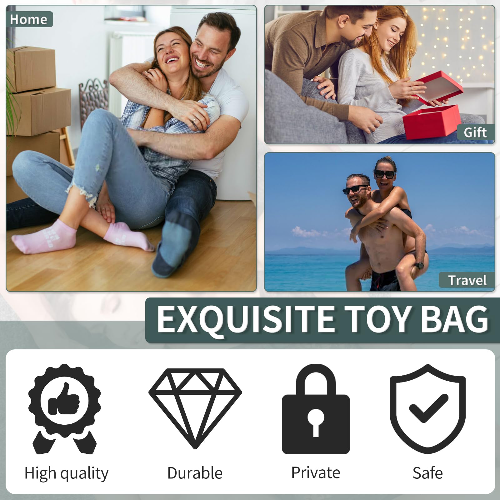 Snapklik.com : LASUK Lockable Toy Storage Organizer Case For Women And Men
