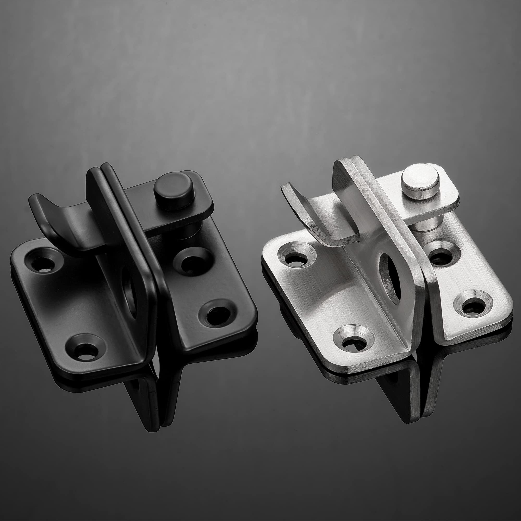 Snapklik.com : INIRET 2 Packs Flip Latches1.81” X 1.77”Black Stainless ...