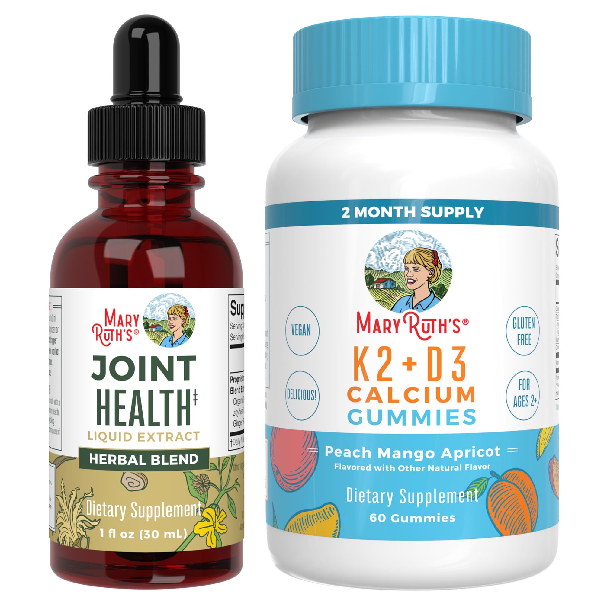 Amazon.com: MaryRuth's Joint Health Liquid Drops & Vitamin K2+D3 ...