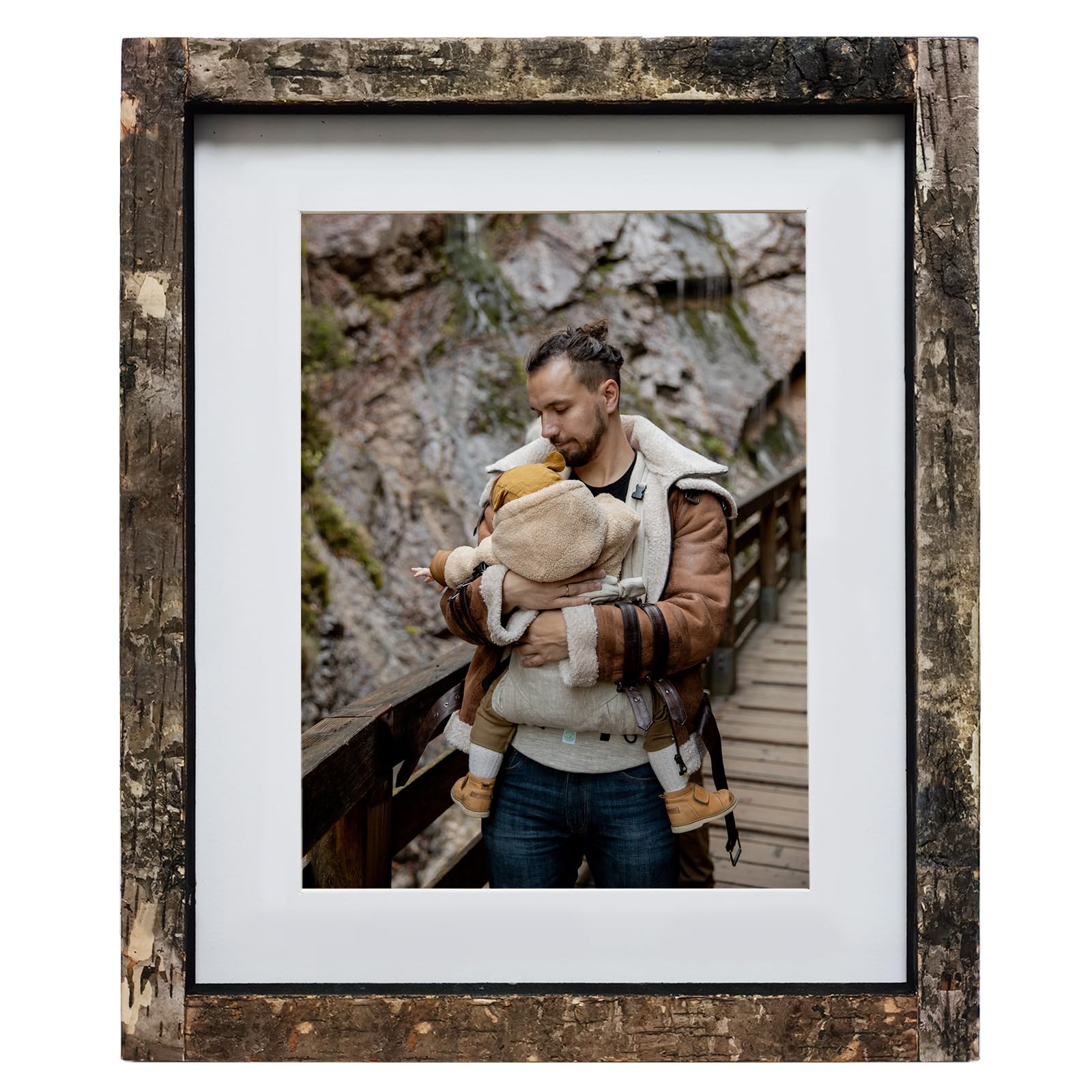 Amazon.com - Rustic 11x14 Picture Frame, 11 x 14 Wood Picture Frames ...