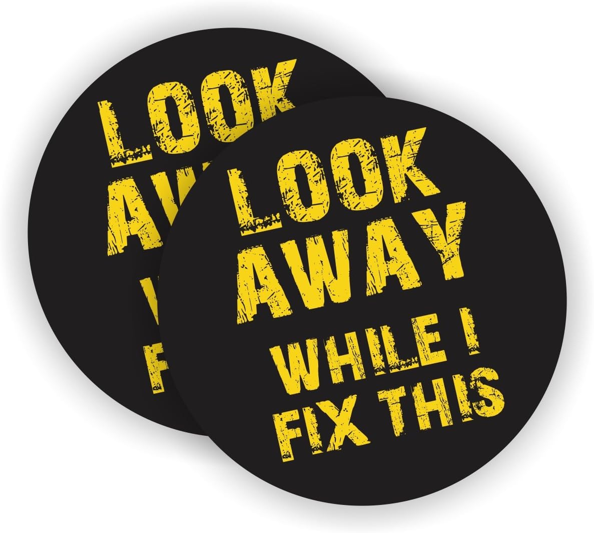 Amazon.com: Look Away While I Fix This Hard Hat Sticker | Helmet Decal ...