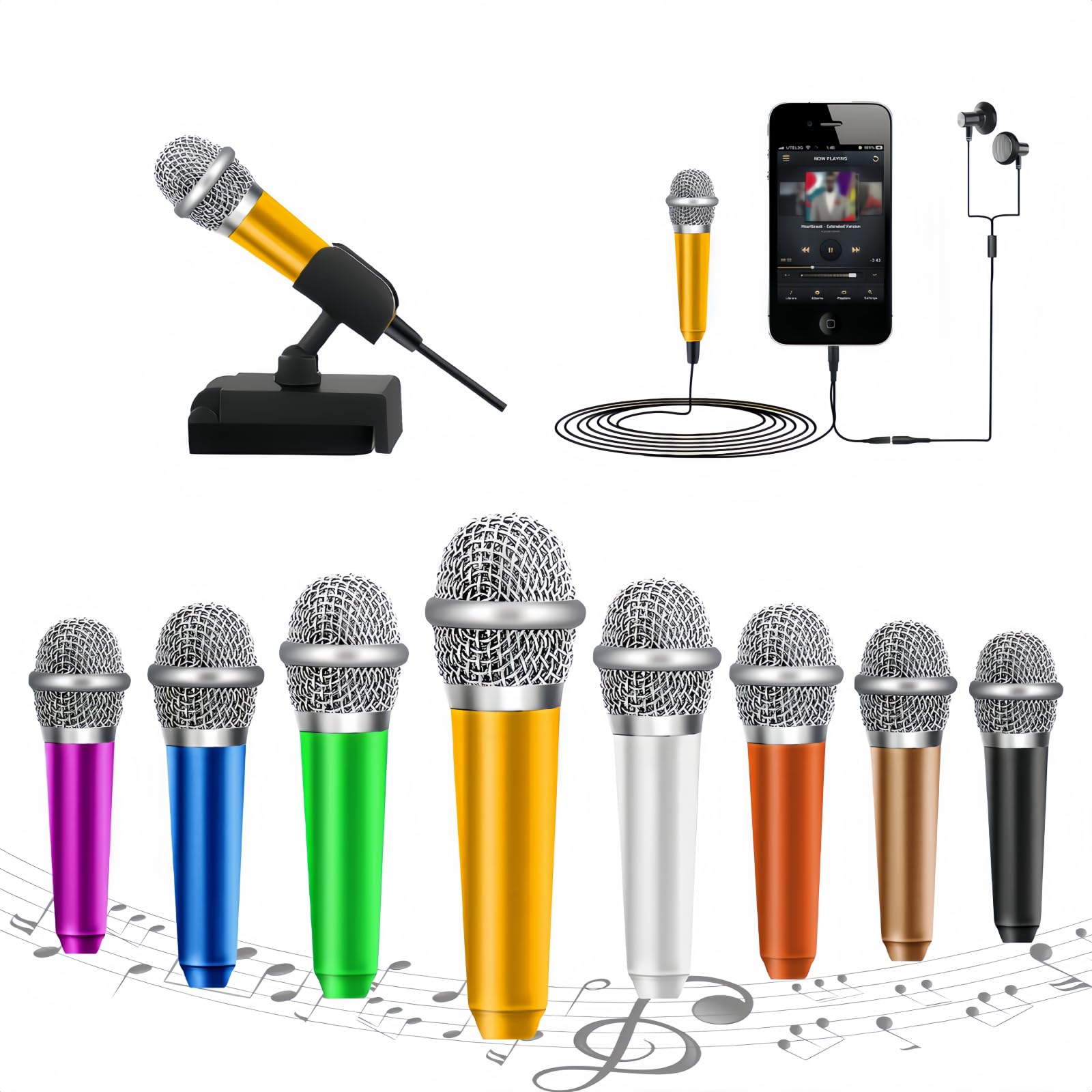 Amazon.com: Mini Microphone,Tiny Microphone,Phone Microphone, Asmr ...