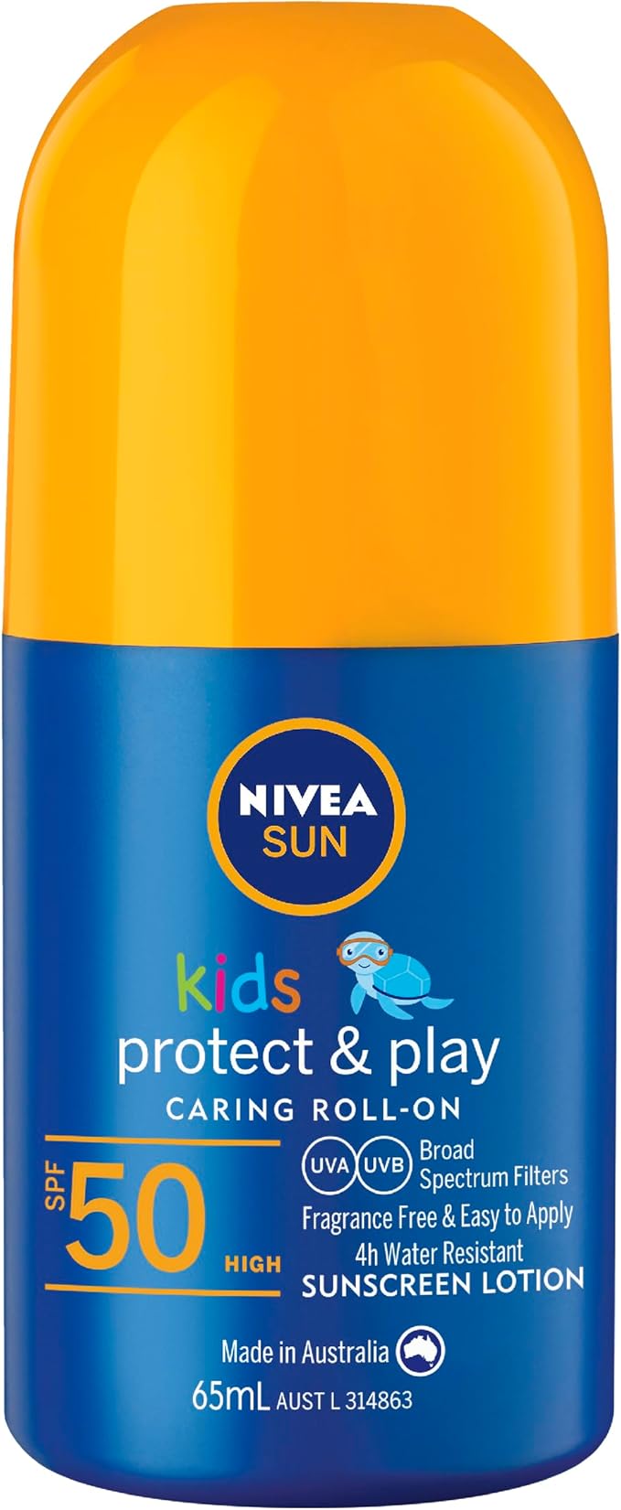 NIVEA SUN Kids Protect & Play SPF50 Roll-On Sunscreen 65ml: Buy Online ...