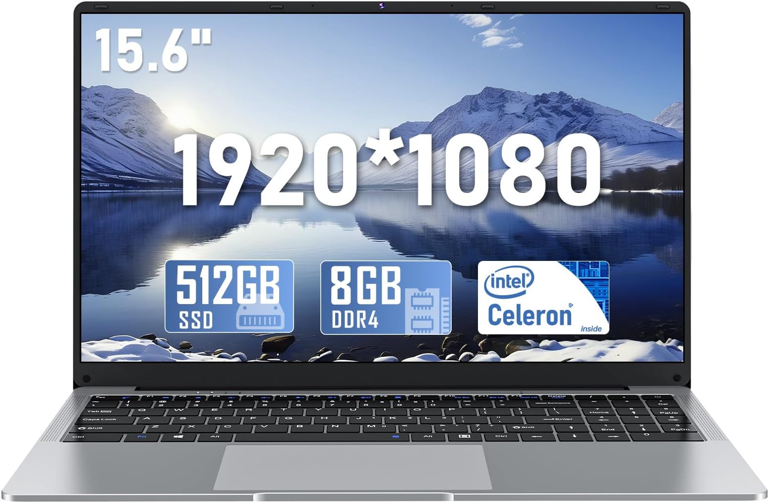 Amazon.com: NIAKUN 15.6'' Laptop Computer, Laptops with 8GB RAM, 512GB ...