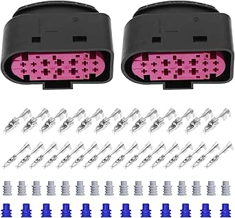 Amazon.com: eMagTech 2 Set Auto Sensor Repair Kit 1J0973737 Compatible ...