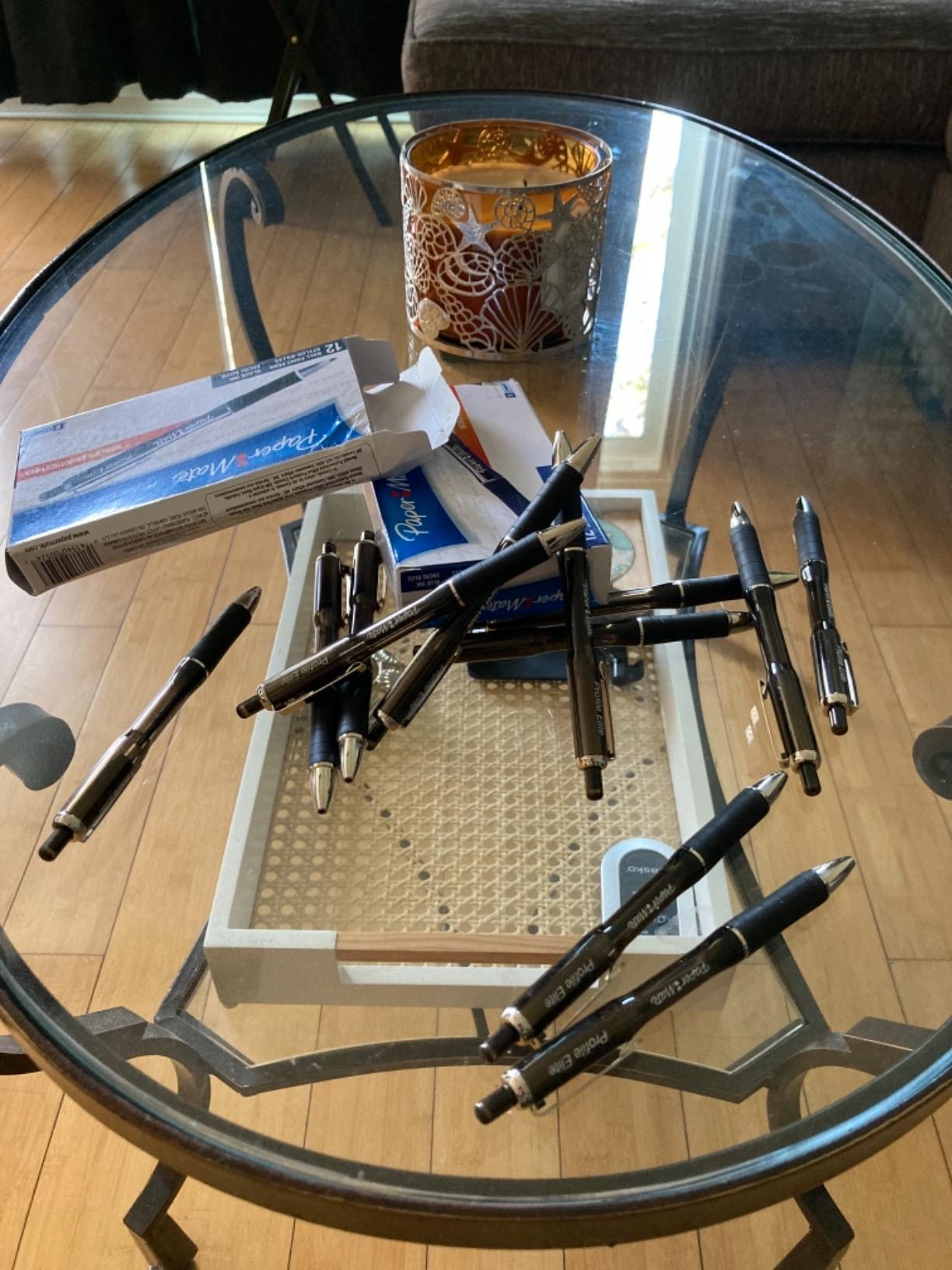 Amazon.com: Paper Mate Profile Elite Retractable Ballpoint Pens, Bold ...