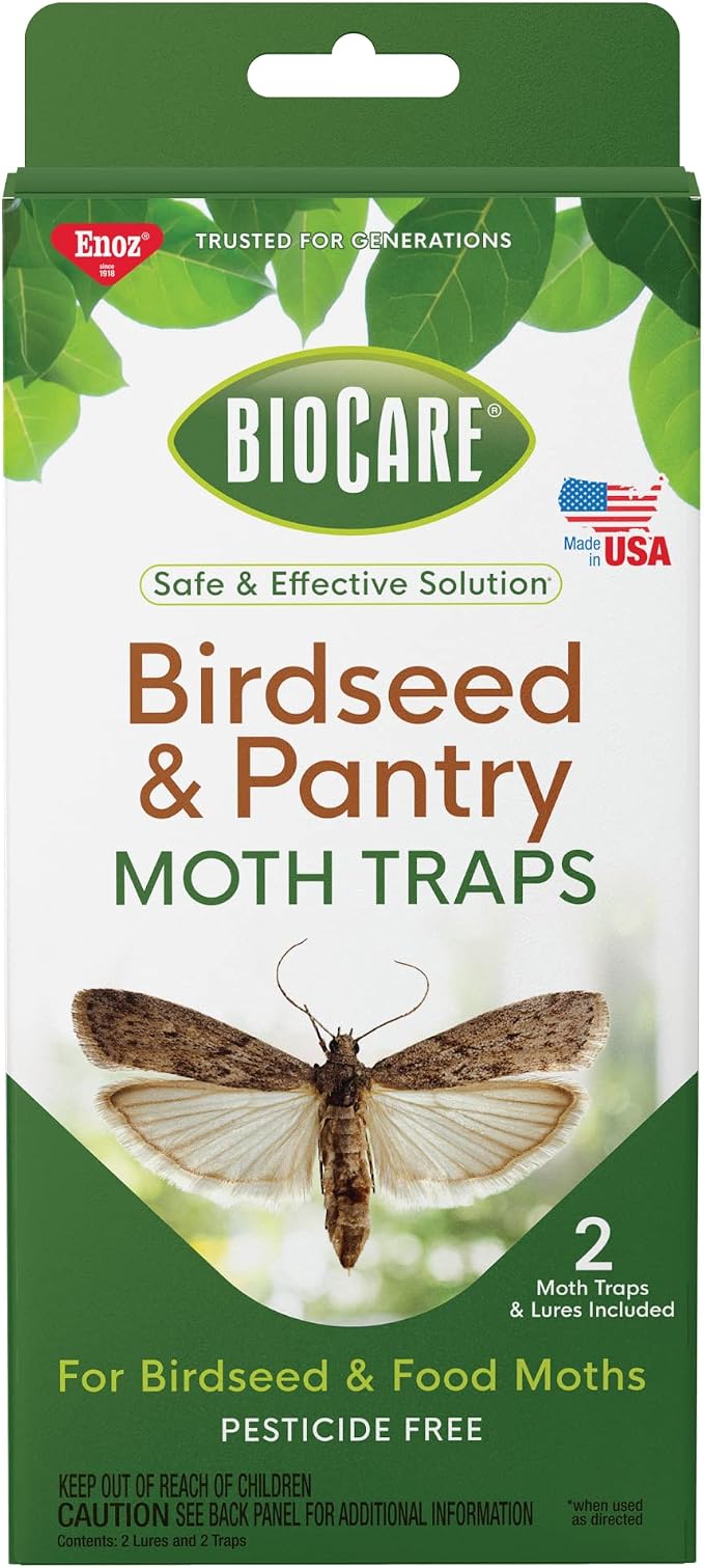 Amazon.com : Enoz BioCare Birdseed & Pantry Moth Traps, Attracts and ...