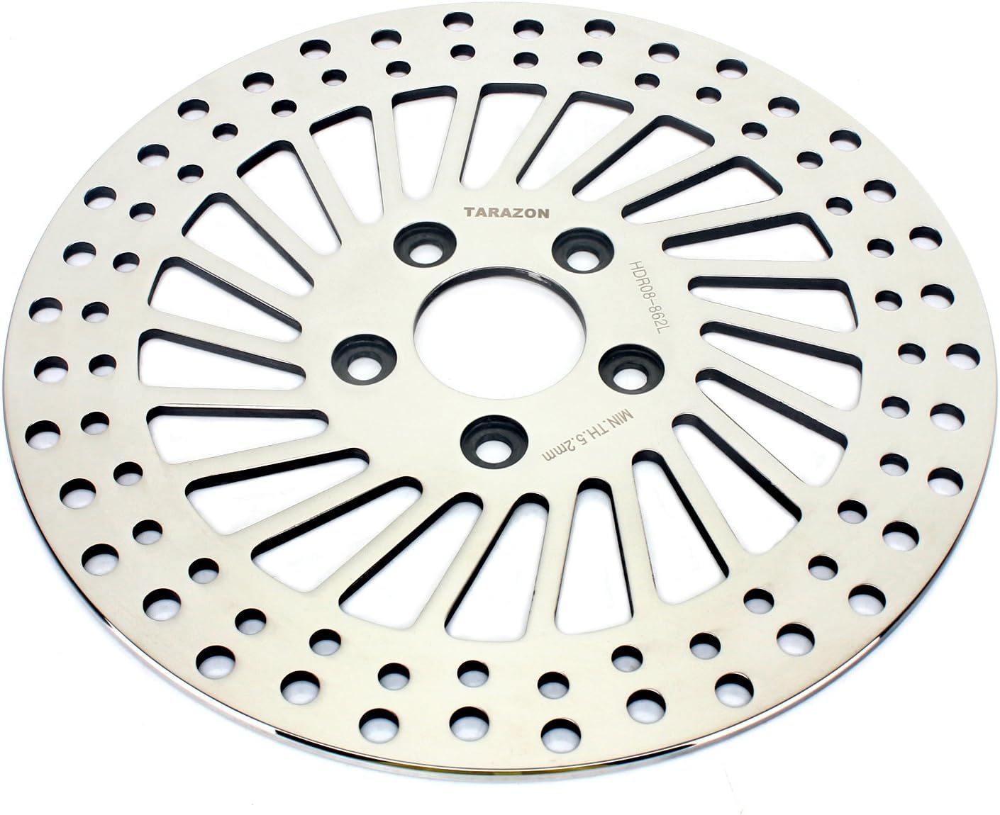 Amazon.com: TARAZON 11.8" Polished Rear Brake Rotor for Harley Electra ...