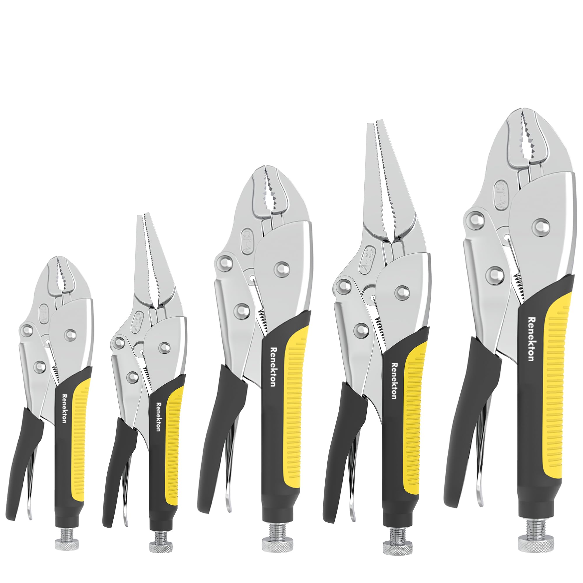 SK Locking Pliers Set 5-piece SK 5-Piece Locking Pliers Set - Curved ...