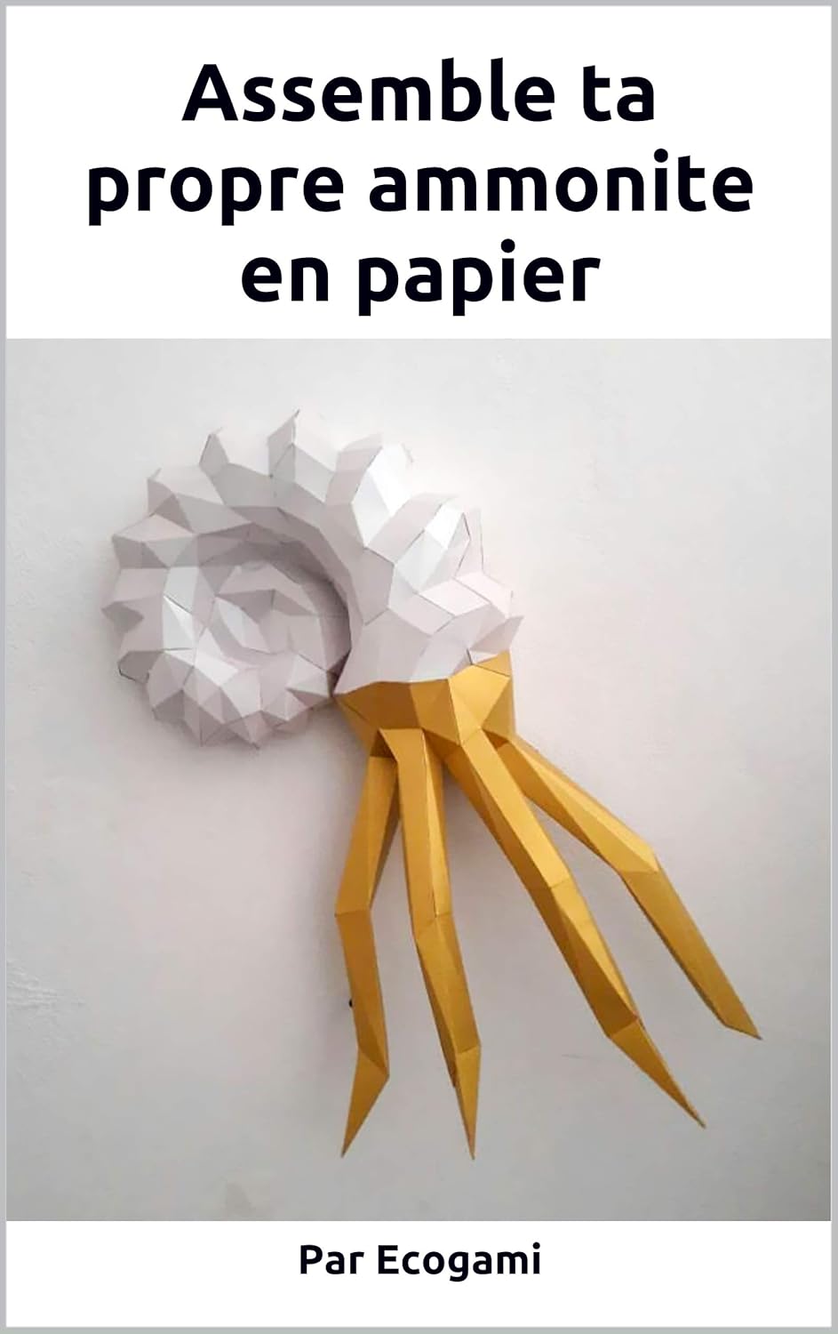 Assemble ta propre ammonite en papier: Puzzle 3D | Sculpture en papier ...