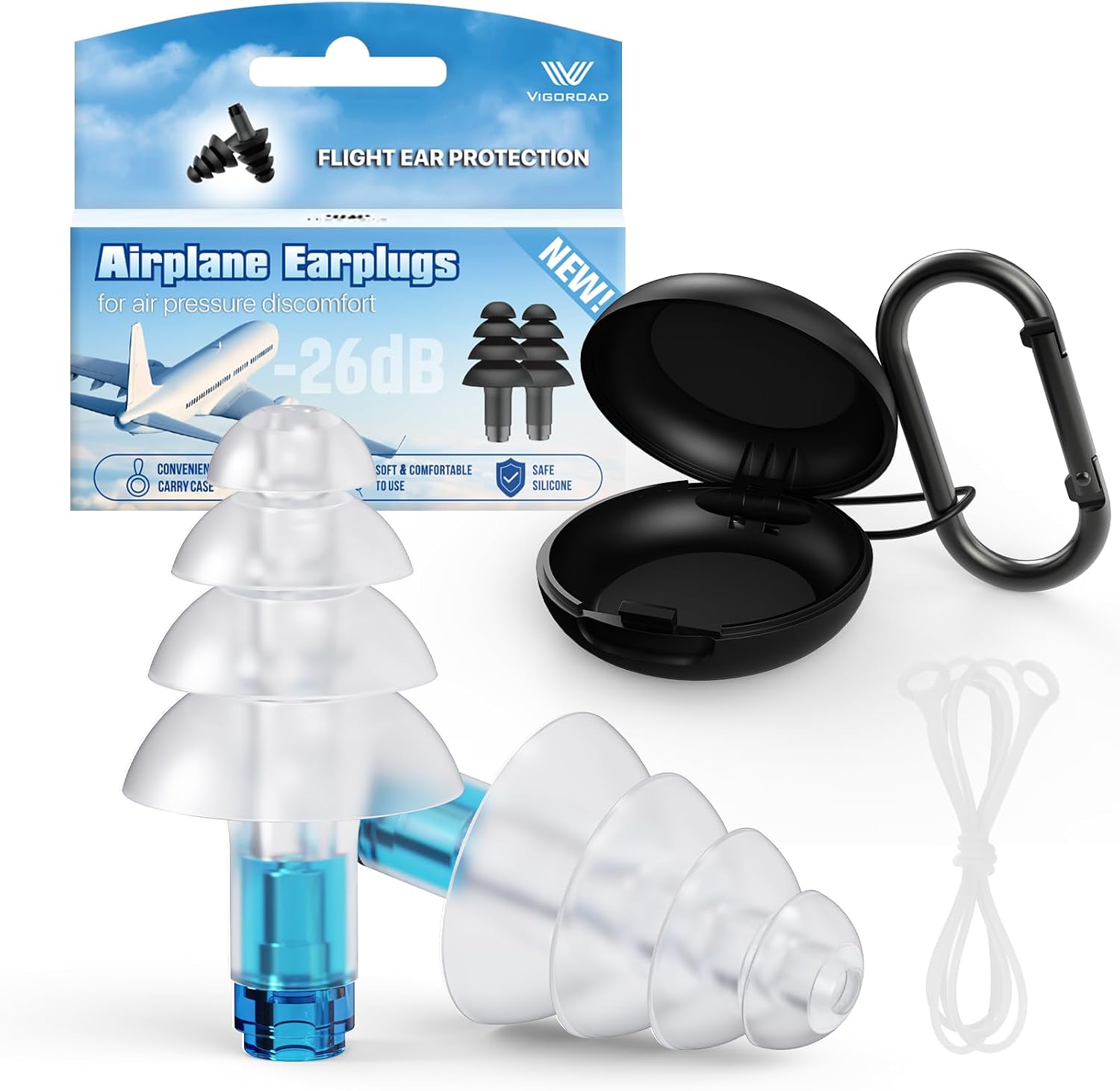 Amazon.com: Ear Plugs for Airplane Pressure Relief, Kids 6+, Adults ...
