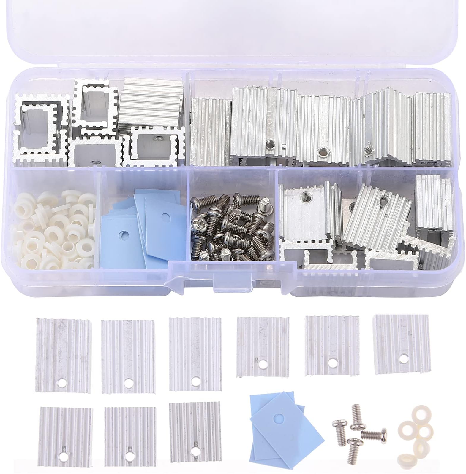 Amazon.com: Easycargo 10 Packs TO-220 Heatsink Insulator/Mounting kit ...