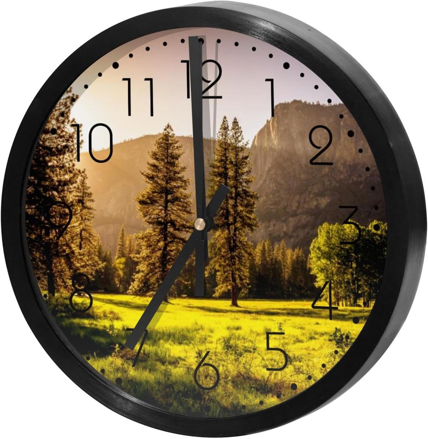 Amazon.com: 10 Inch Wall Clock – Roman Numerals Silent Clock - The ...