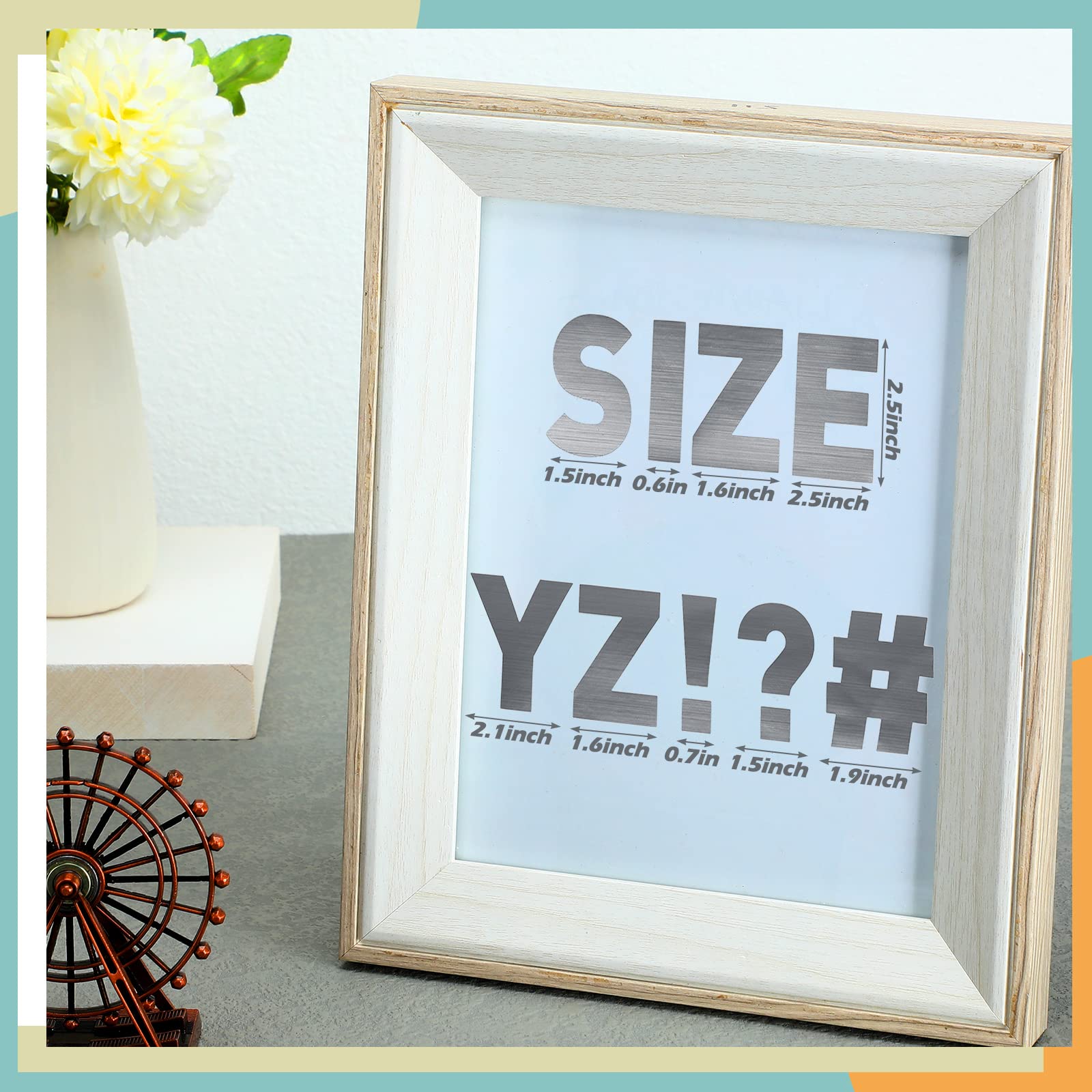 Snapklik.com : Chinco 232 Pieces 24 Sheets Letter Stickers Large ...