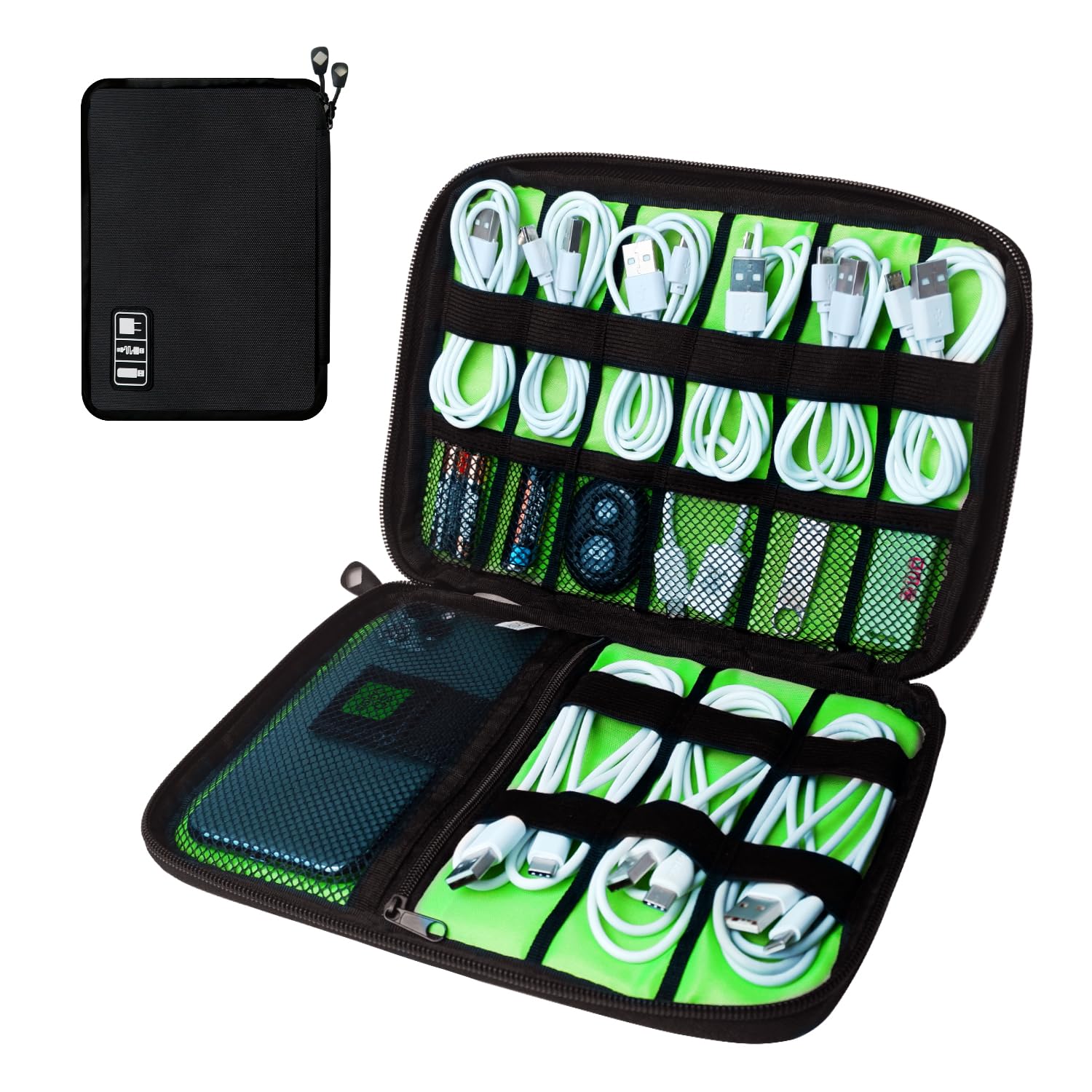 Amazon.com: Lcsmaokin Electronics Travel Organizer,Portable Waterproof ...