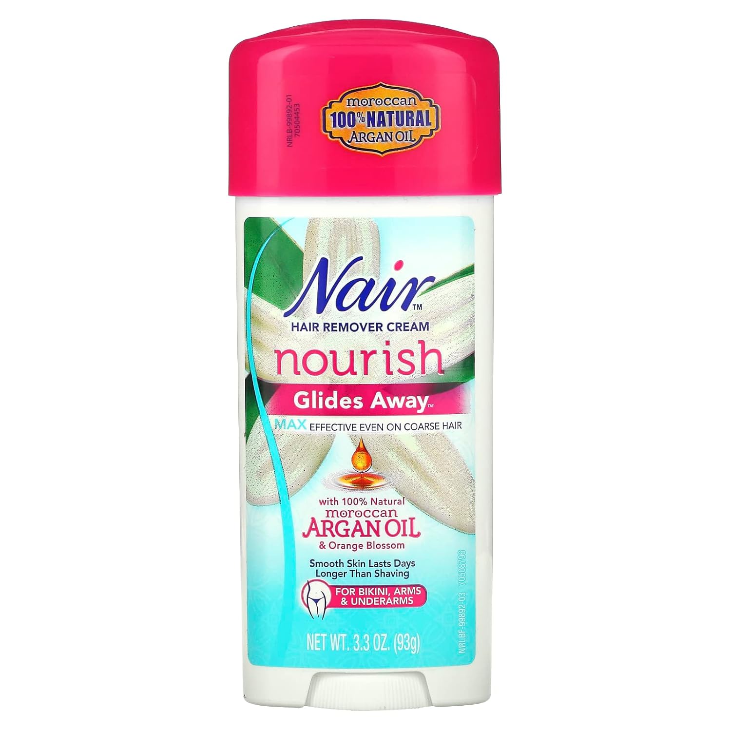 Amazon.com : Nair Hair Remover Glides Away Nourish With Argan Oil 3.3 ...