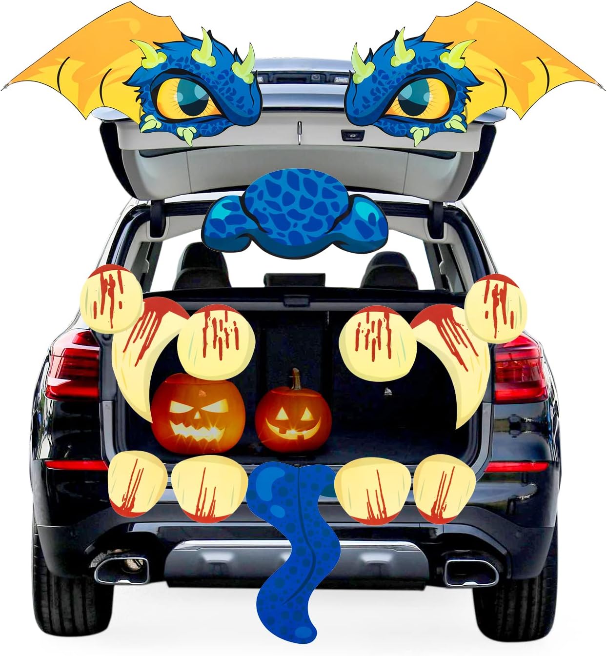 Amazon.com: Knowfunn Halloween Monster Trunk or Treat Car Archway ...