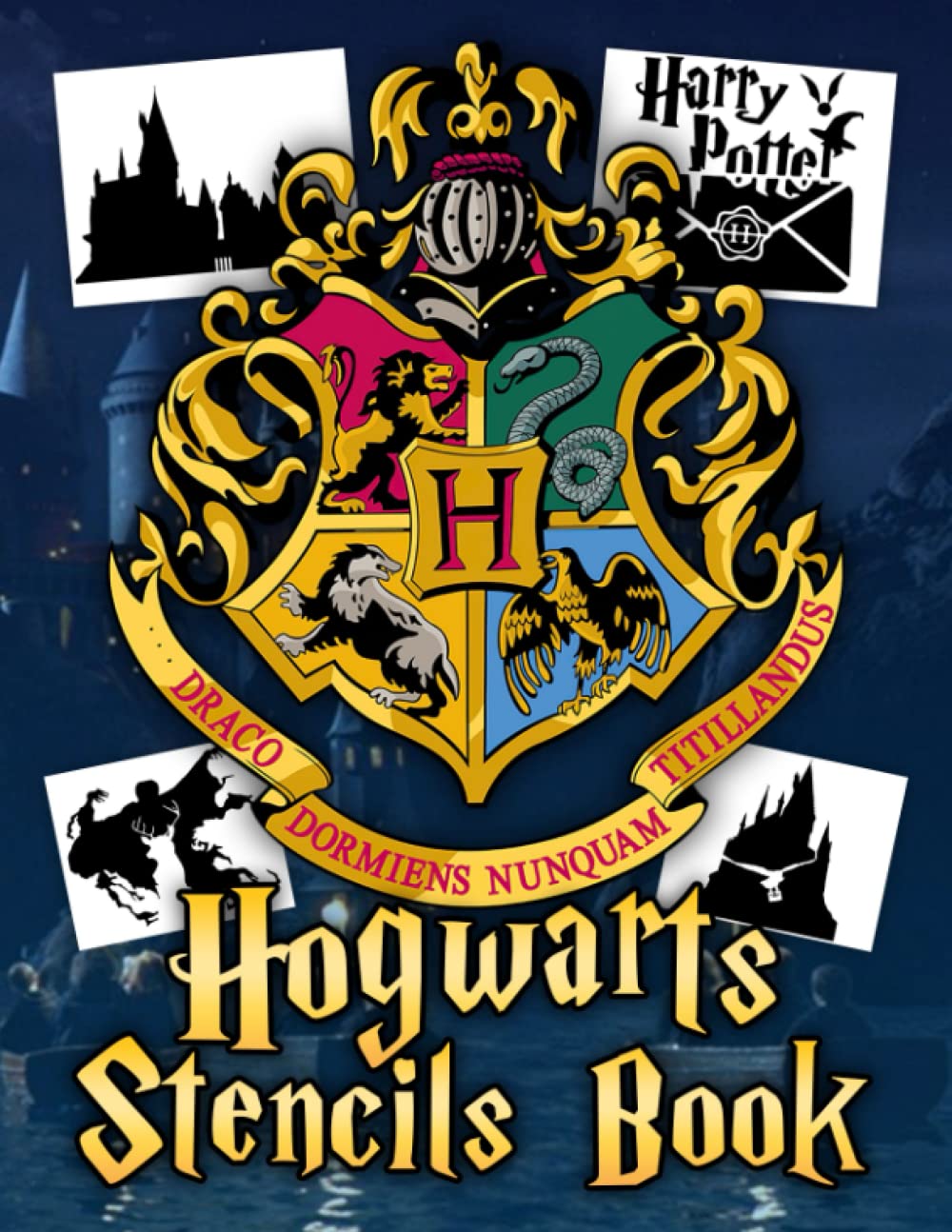 Hogwarts Stencils Book: A Great Book With Beautiful Patterns For ...