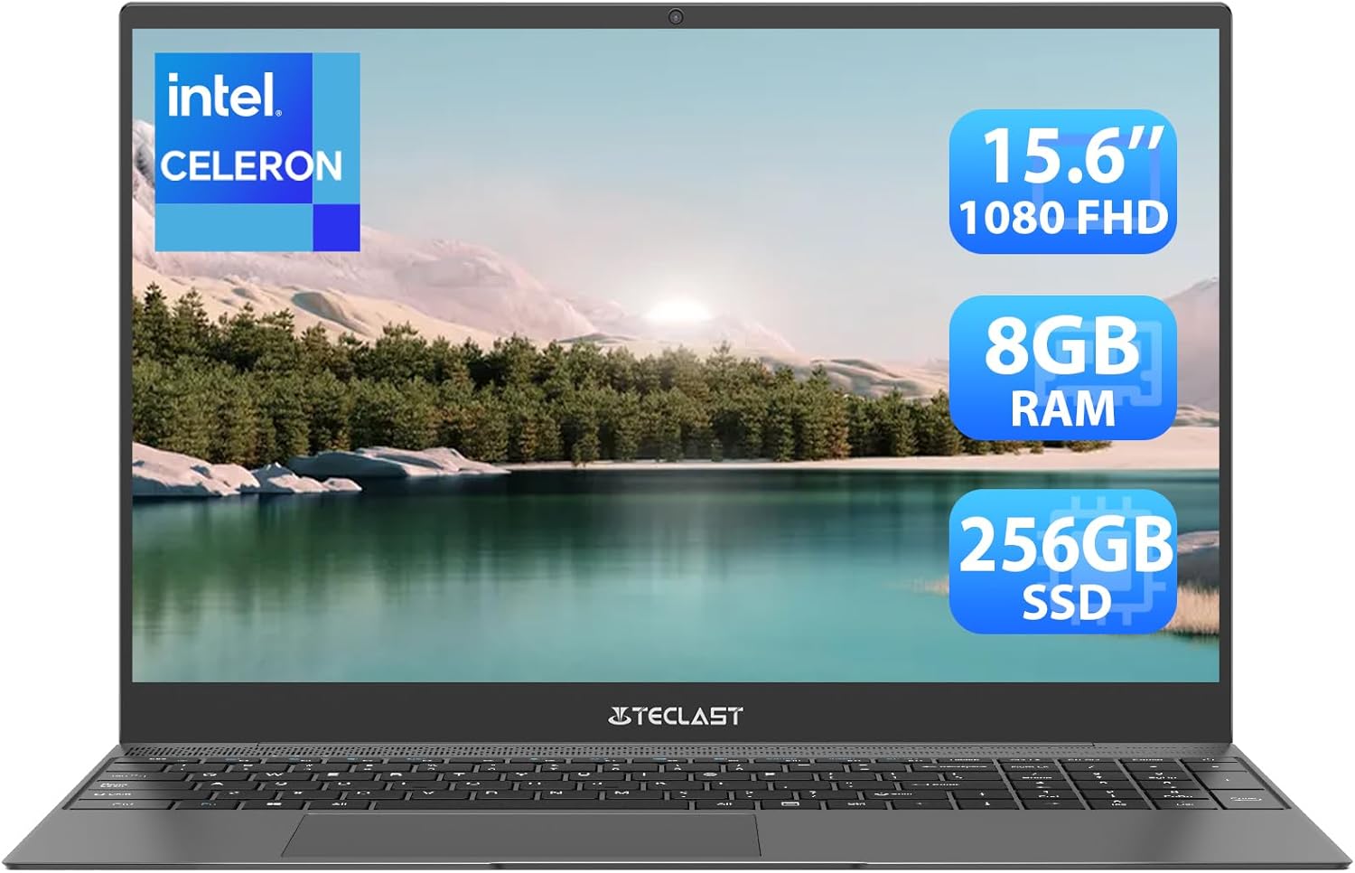 TECLAST Laptop 15.6 Zoll,1920x1080 FHD Display Computer, 8GB RAM 256GB ...