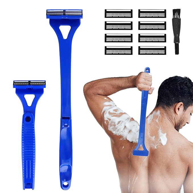 Amazon.com : Aphohome Back Shaver for Men with Foldable Ergonomic Long ...
