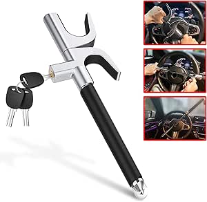 RAYIOU Car Steering Wheel Lock, Car Lock Anti-Theft, Car Security and ...