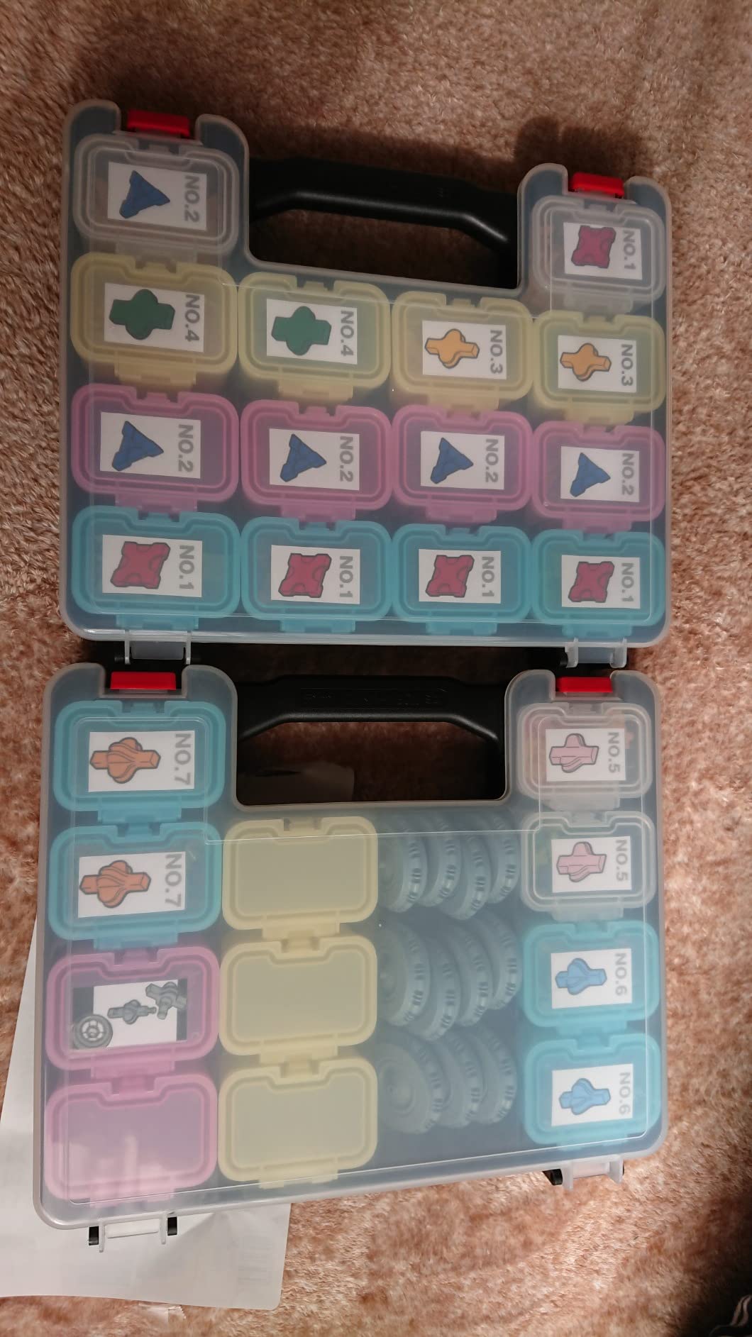 Amazon | デンサン ベルトパーツボックスミニ BPS-3814 透明 | パーツボックス