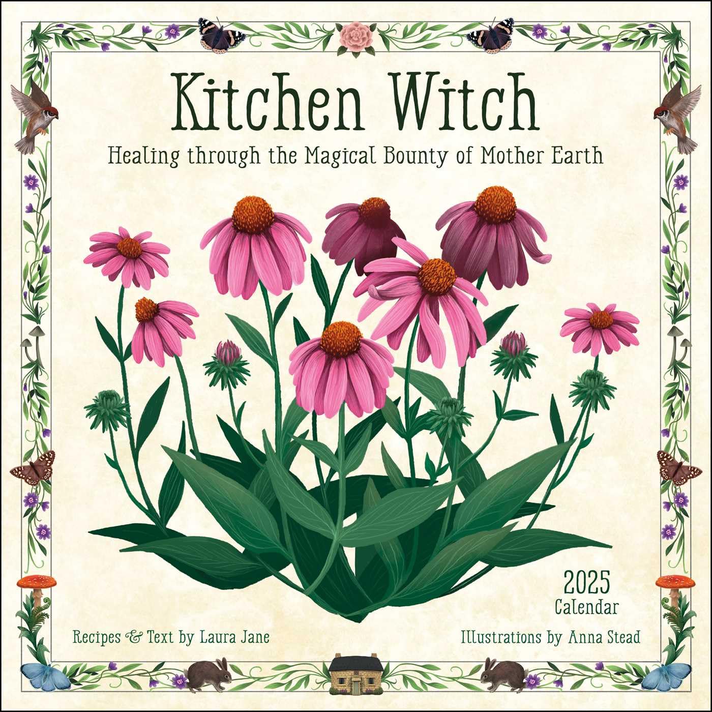 Kitchen Witch 2025 Wall Calendar: Healing Through the Magical Bounty of ...