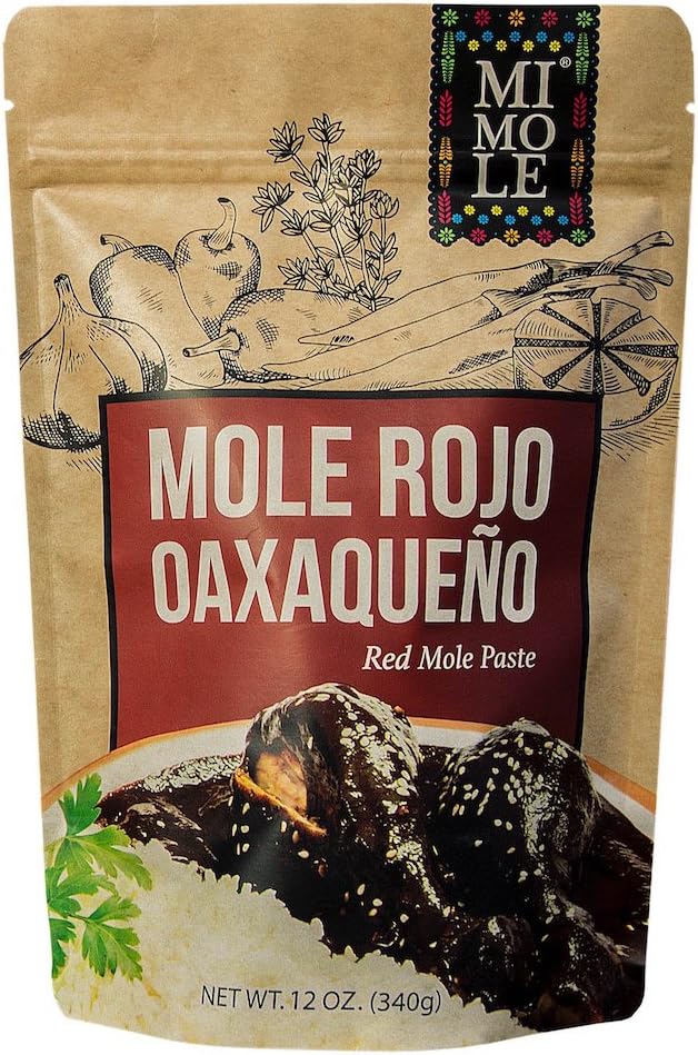 Amazon.com : Mi Mole Rojo Oaxaqueno, Red Mole Paste, 12 Oz : Grocery ...