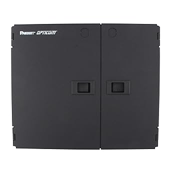 Amazon.com: Panduit FWME2 2-Door 2-Adapter Panel Wall-Mount Enclosure ...