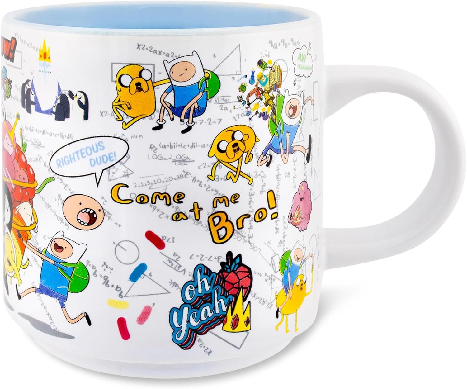 Amazon.com | Adventure Time Characters Single Stackable Ceramic Mug ...