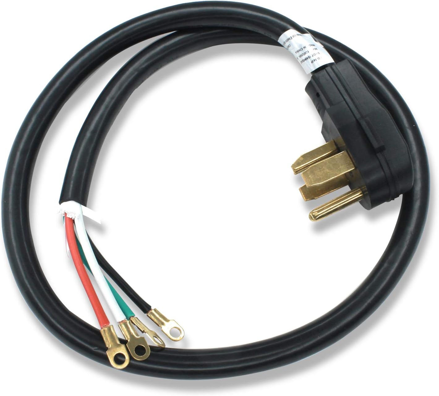 Amazon.com: EvertechPRO 57001 4-Prong 6ft Dryer Power Cord Universal ...