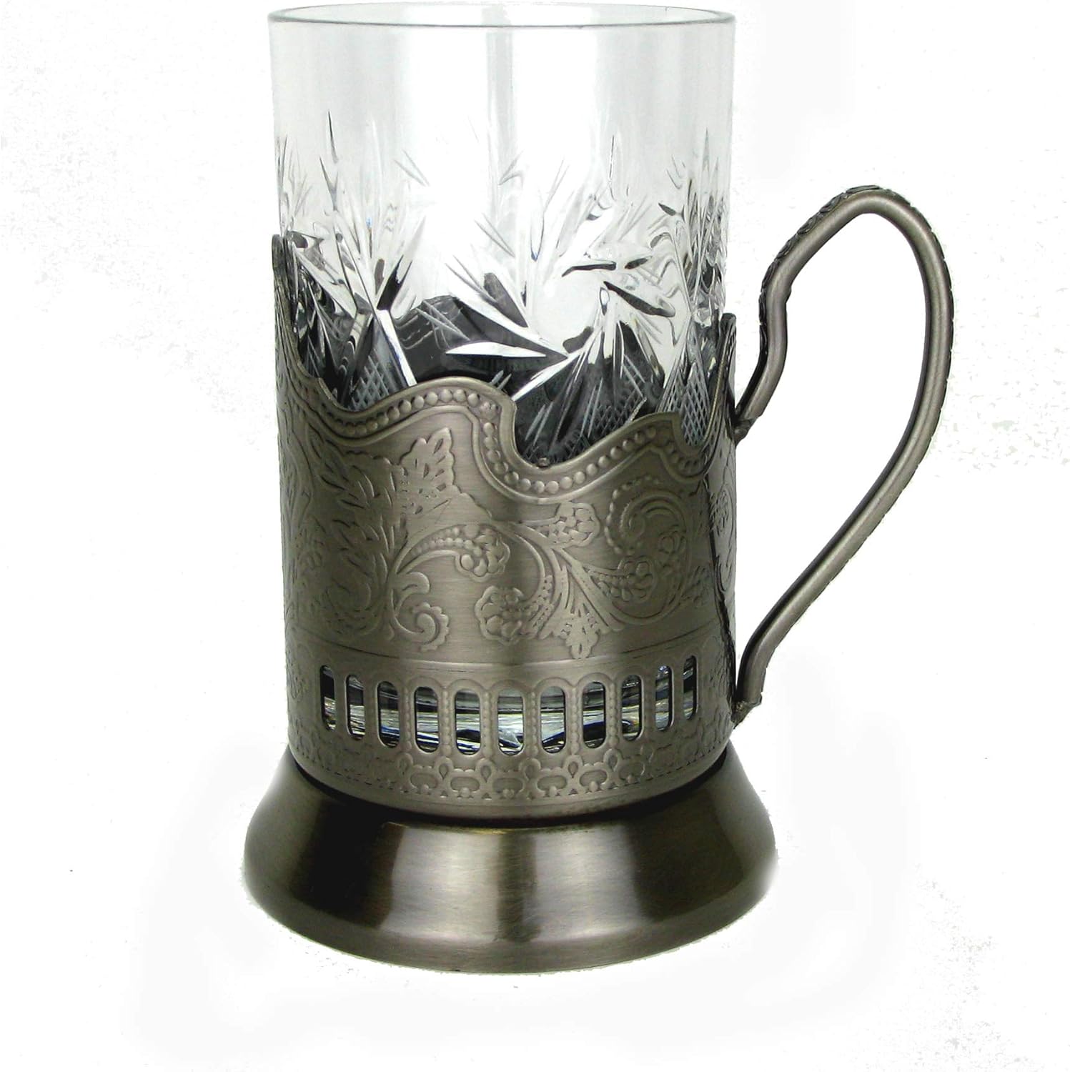 Amazon.com: WORLD GIFTS 1 Russian Crystal Hot Tea Glass 8.5 Oz & 1 ...