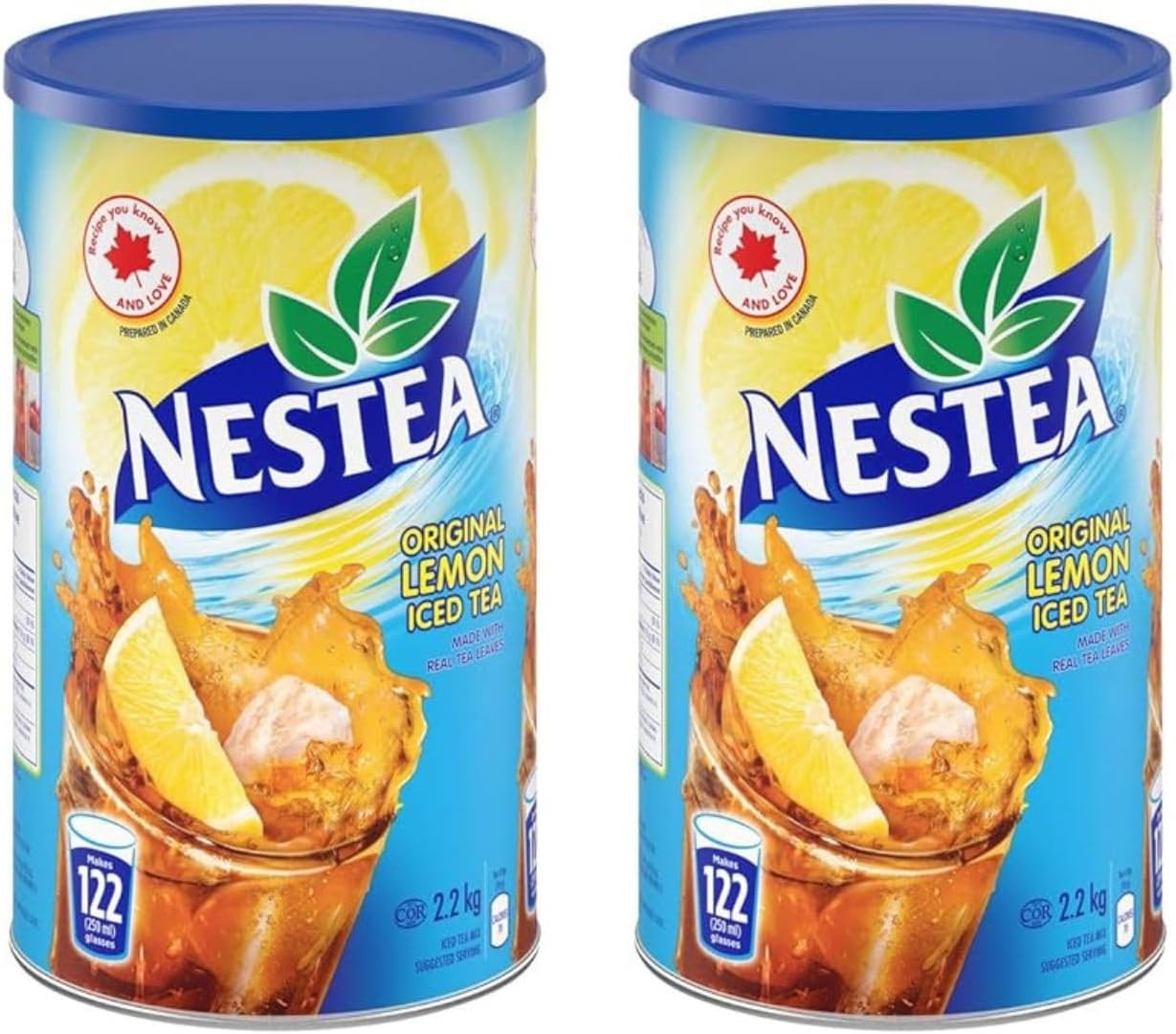 Amazon.com : Nes Tea Original Lemon Iced Tea, 2.2kg/4.8 lbs (Pack of 2 ...