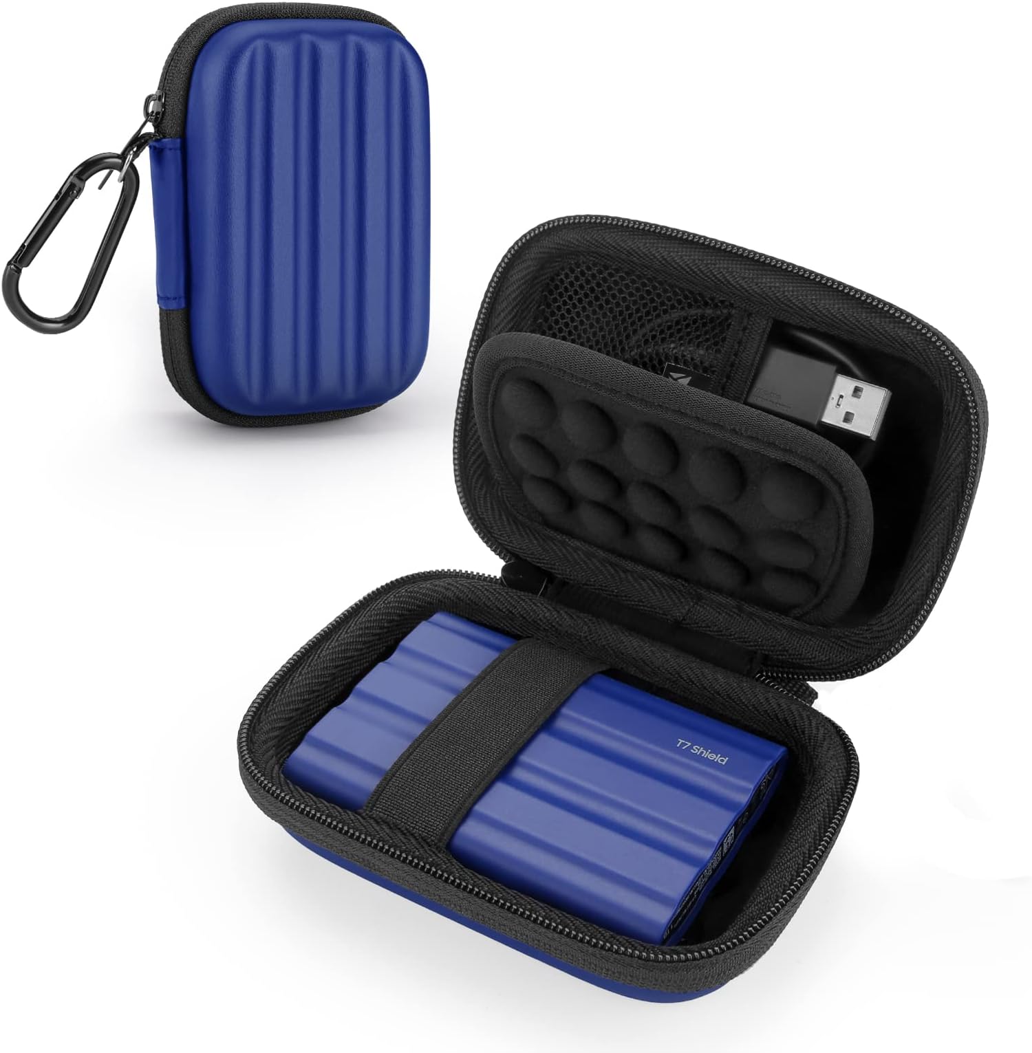 ProCase Samsung T7/ T7 Touch Portable SSD Hard Carrying Case and 2 ...
