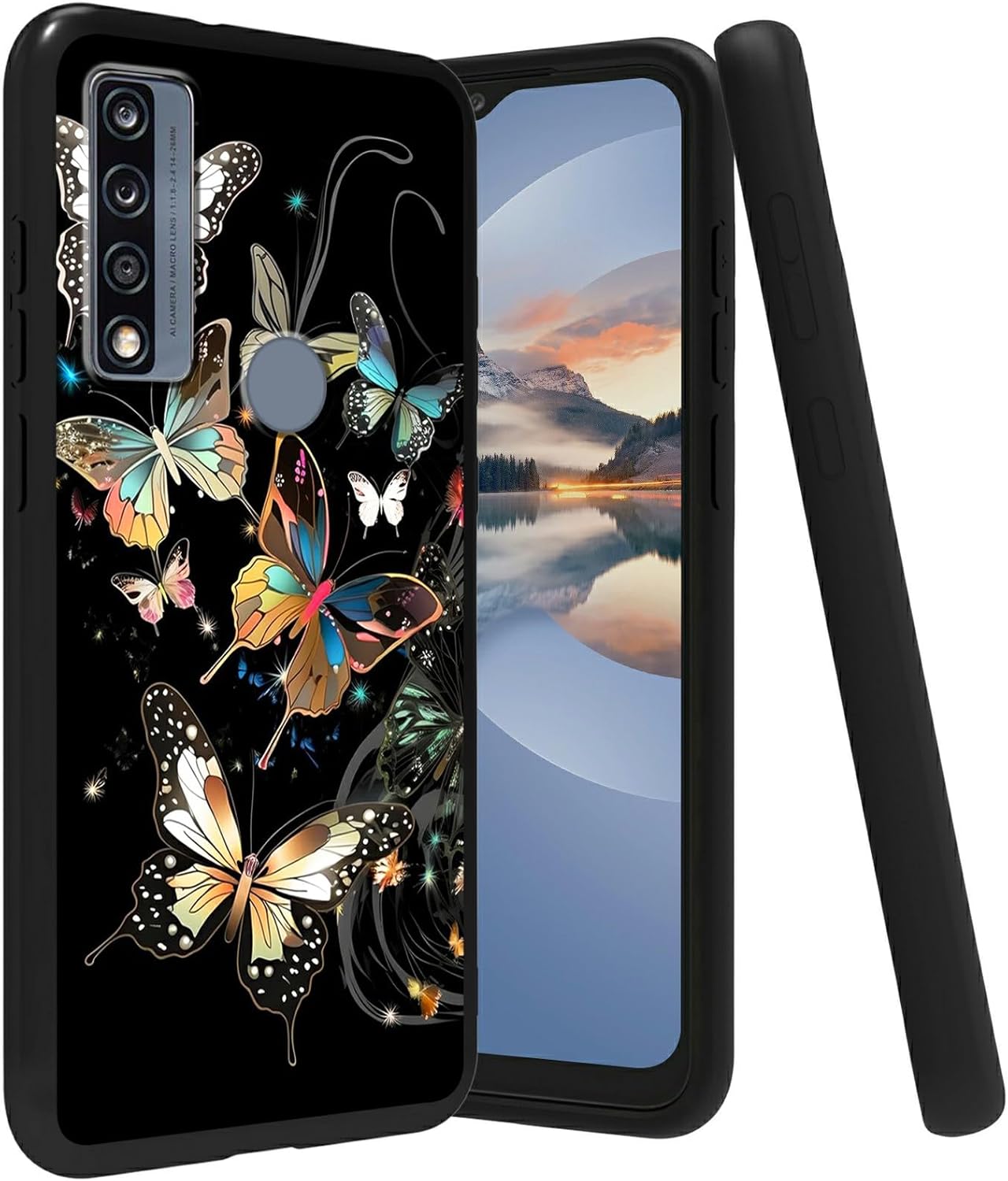 Amazon.com: HEAKIERG for TCL 4X 5G Soft TPU Phone Cover Fit Women Men ...