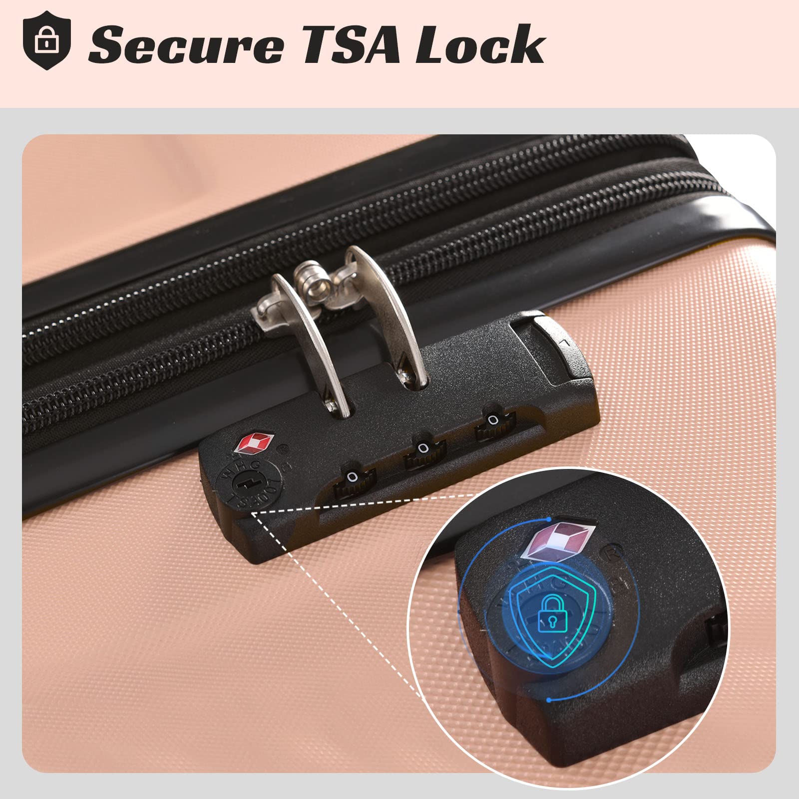 Snapklik.com : Merax Luggage Sets Of 2 Suitcases