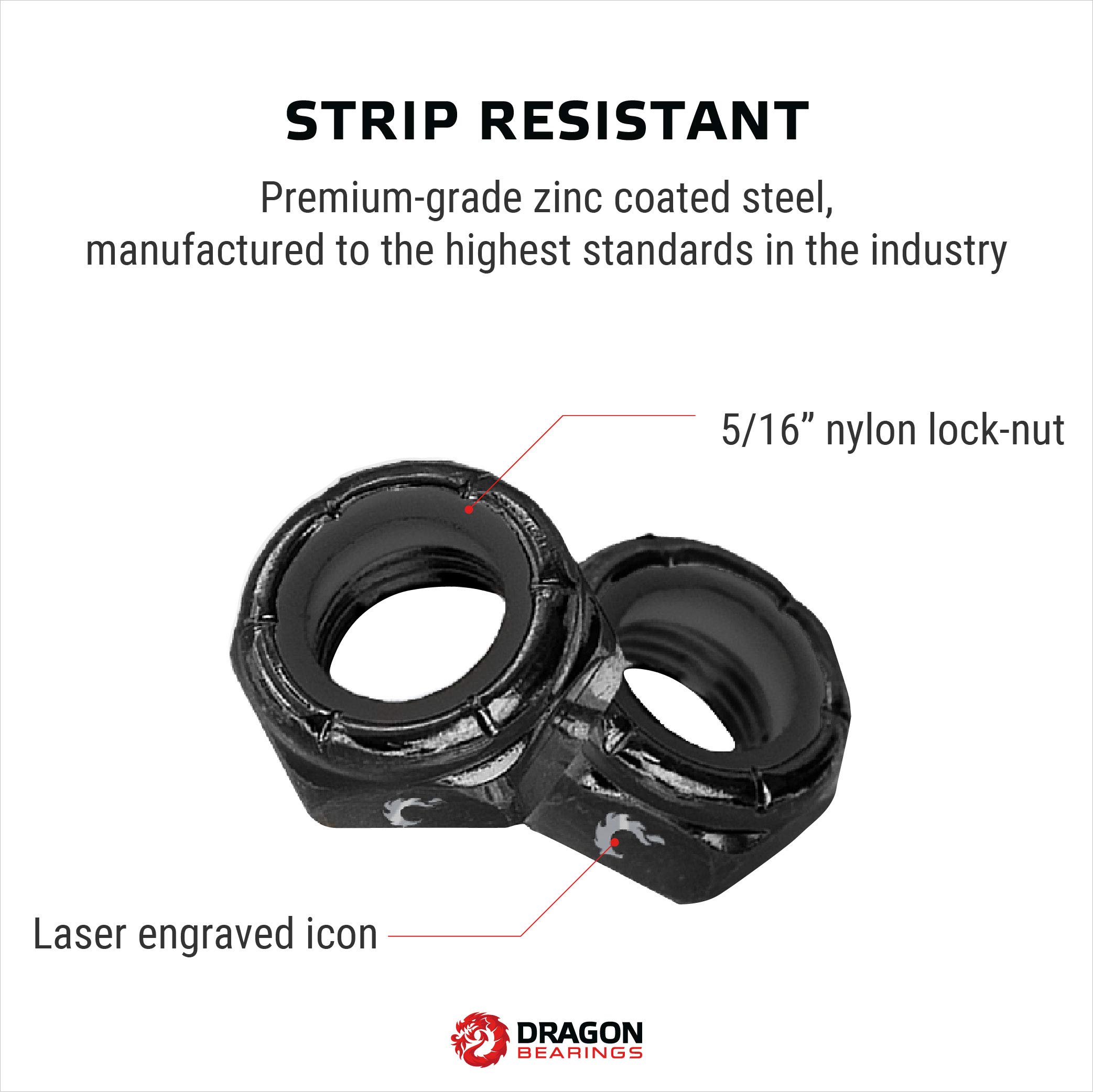 Snapklik.com : Fireball Dragon Spacer, Washer, And Axle Nut