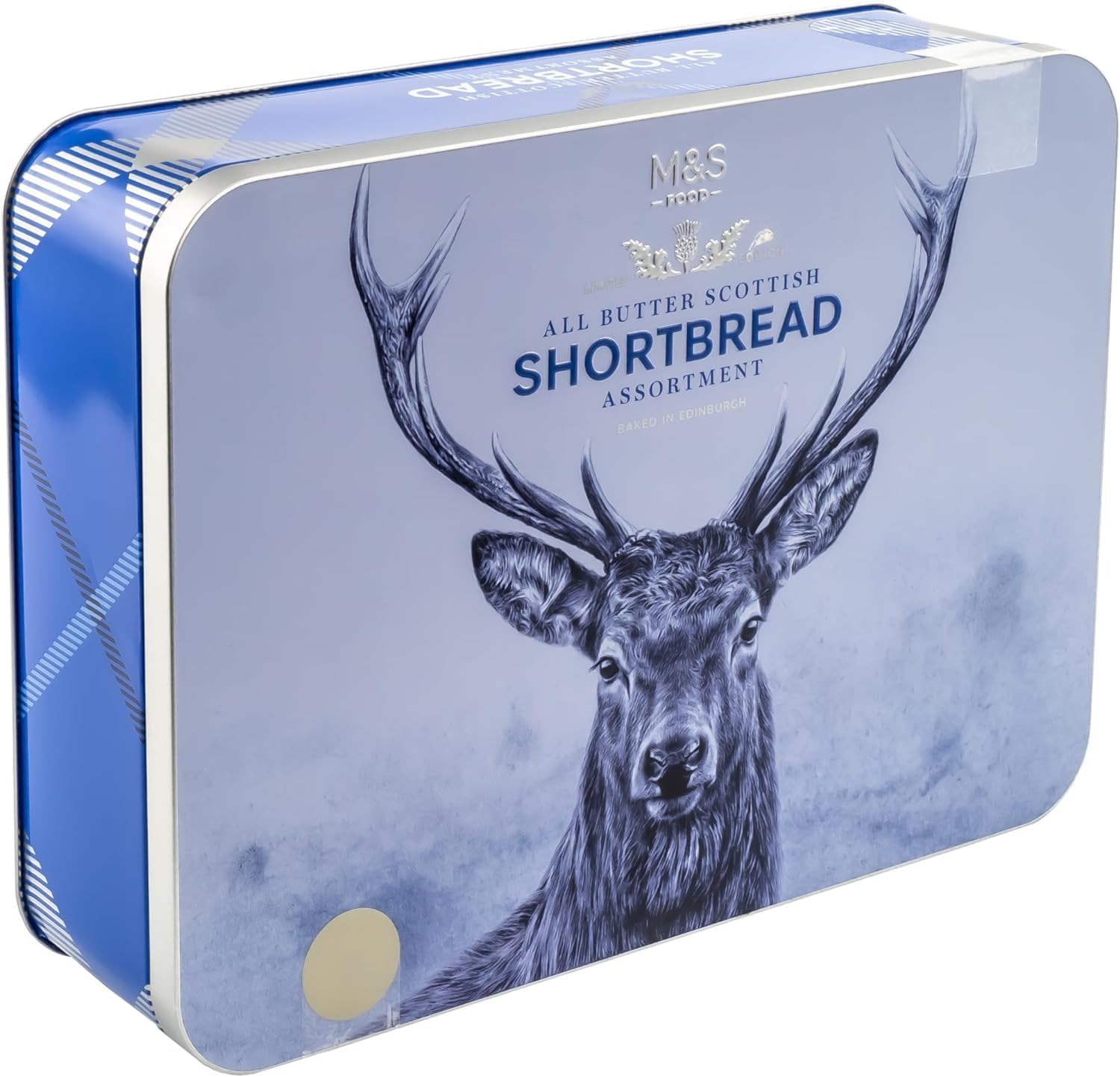 M&S Stag All Butter Scottish Shortbread Biscuit Assortment Tin, Limited ...