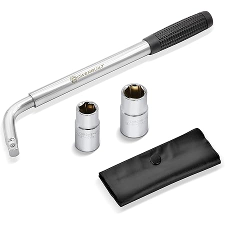 Amazon.com: Powerbuilt Sliding Extending Lug Wrench with Double-Side ...