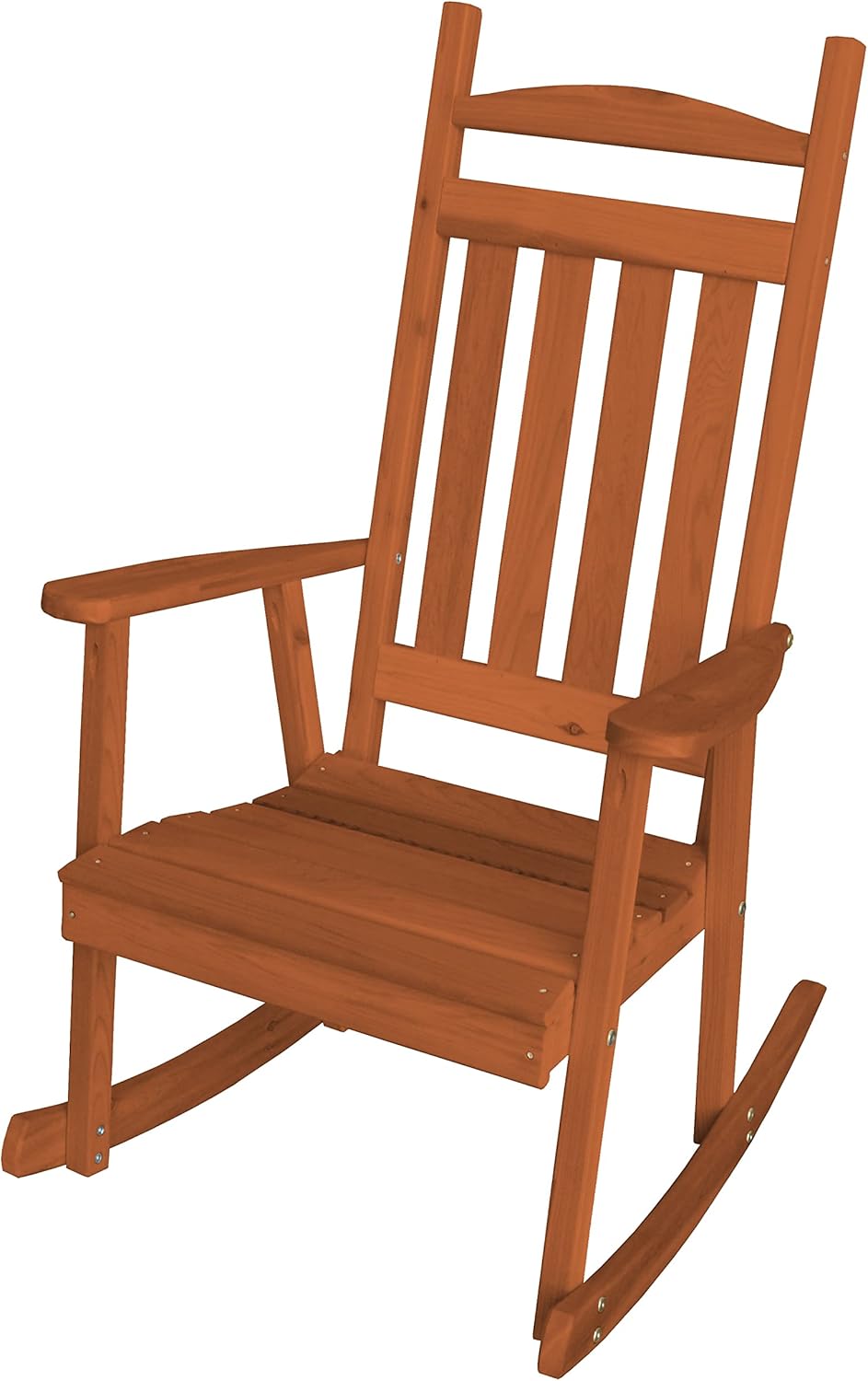 Amazon.com: Furniture Barn USA Cedar Classic Porch Rocker, Cedar Stain ...