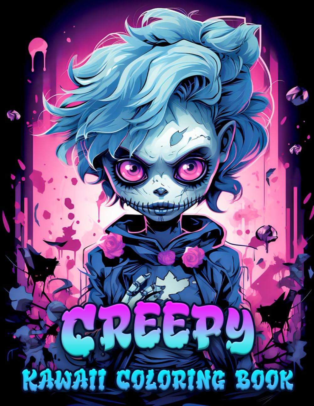 Amazon.com: Creepy Kawaii Coloring Book: Coloring Book for Adults and ...