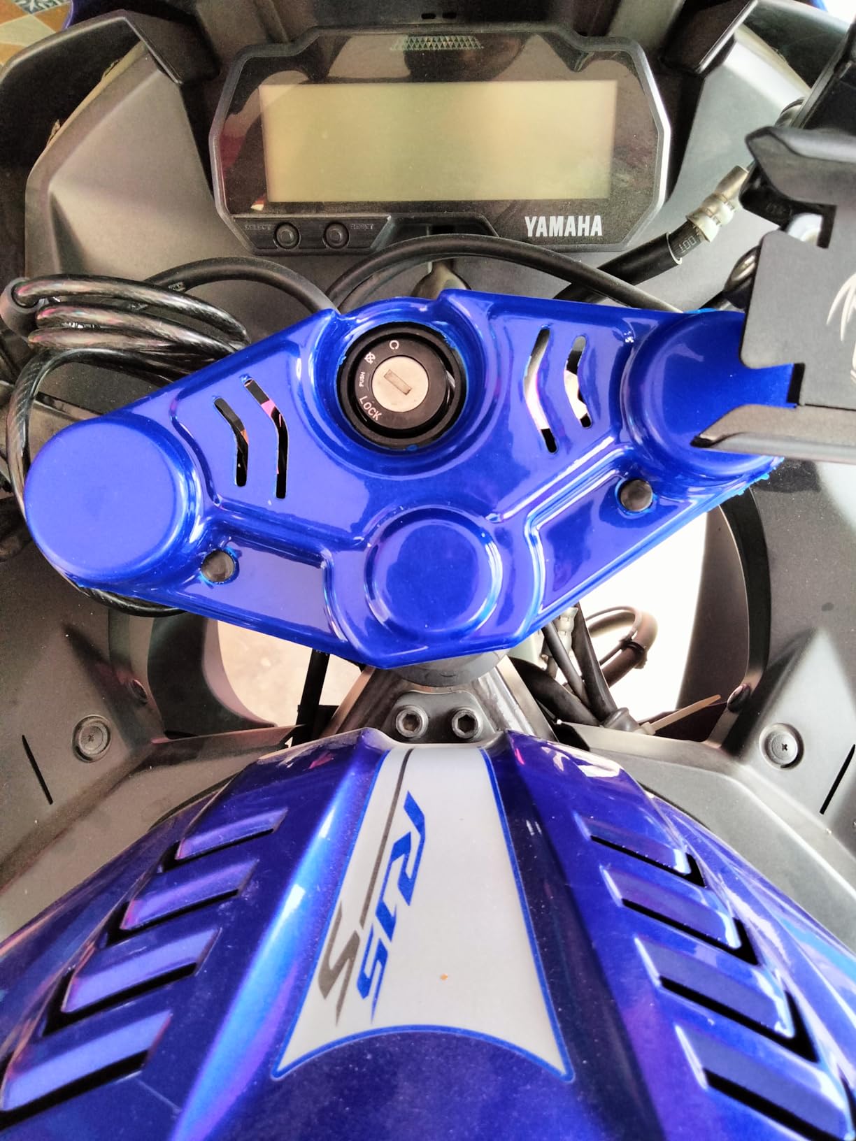 AUTO MT ABS R15 Steering Cover for Yamaha R15 V3 Steering Cover R15 V3 ...