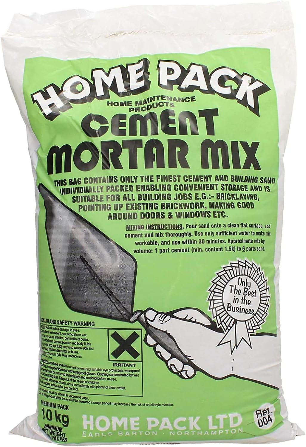 Home Pack Mortar Mix Ideal for Bricklaying, Pointing and Rendering 10 ...